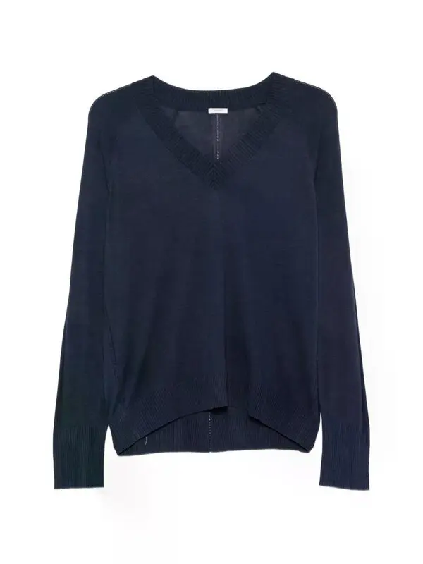 JOSEPH Gallow V-neck Long-sleeves T-shirt