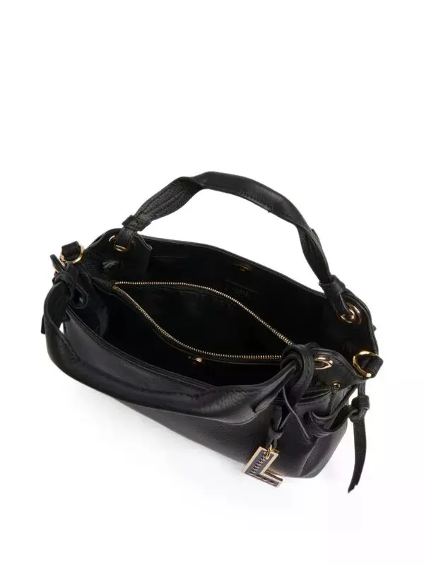 LANCEL Swann Grained Leather Tote Bag