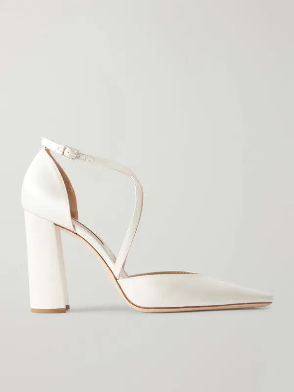 DANIELLE FRANKEL Joan 100 Satin Pumps