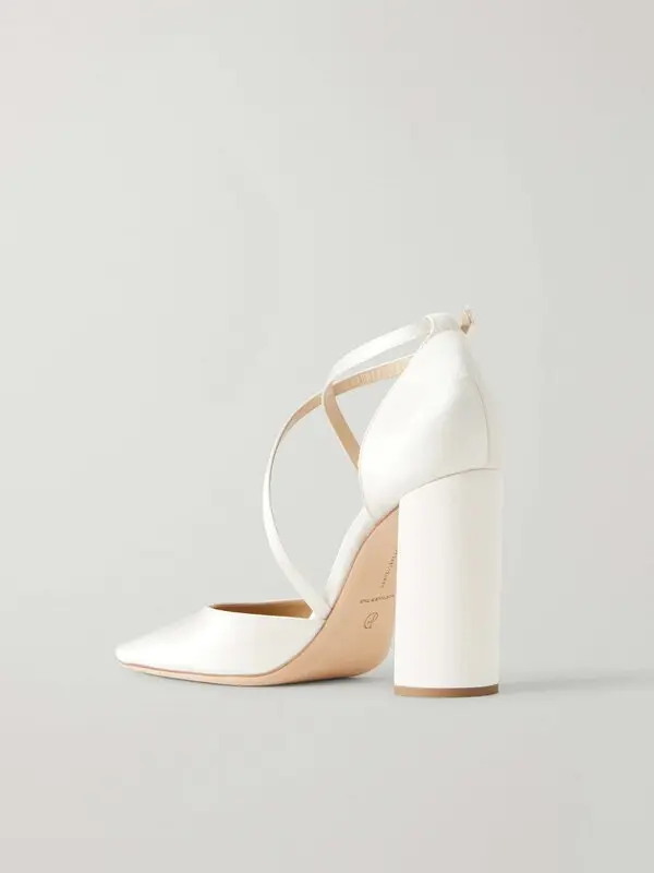 DANIELLE FRANKEL Joan 100 Satin Pumps