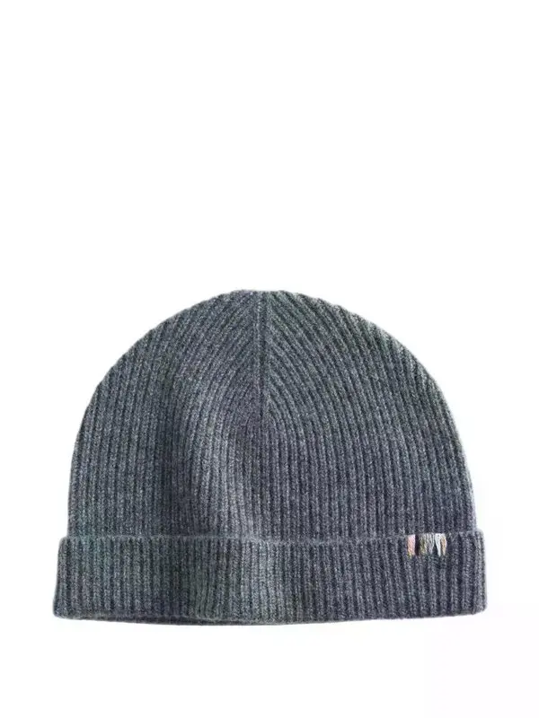 Extreme Cashmere Ribbed-knit Beanie Hat - Grey