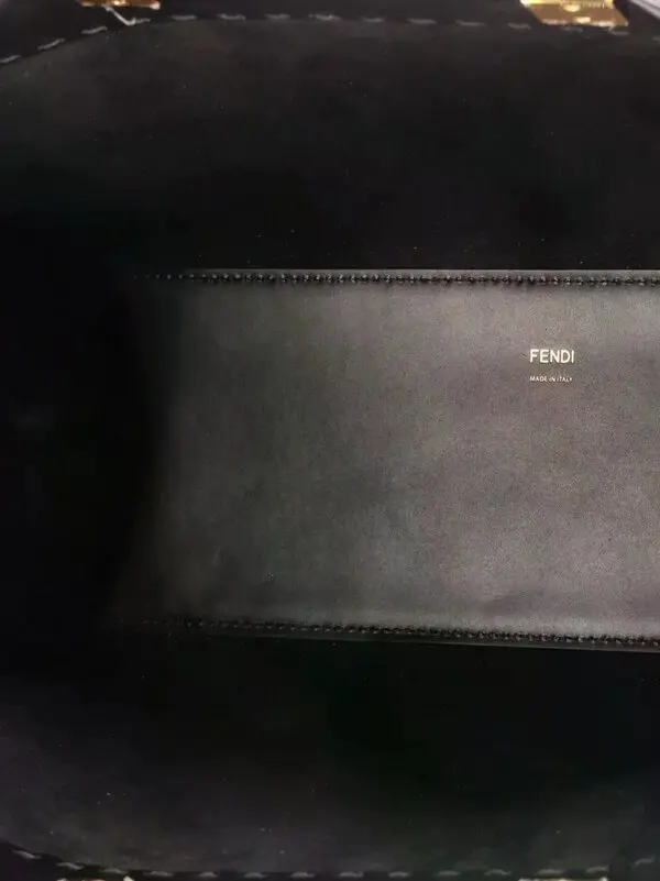 Fendi Sunshine Shopper Leather Medium Tote Bag