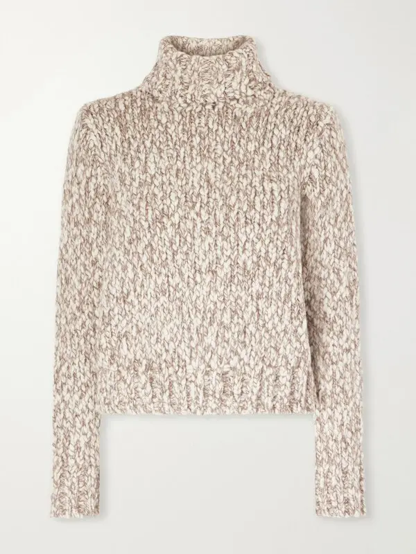 Ralph Lauren Marled Wool-blend Sweater - Neutrals