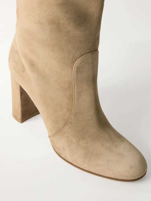 GIANVITO ROSSI Glen Cuissard 85 Suede Over-the-knee Boots