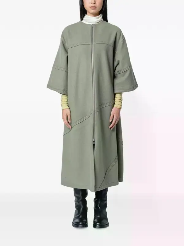 MULLER OF YOSHIOKUBO Panelled Wool Dress