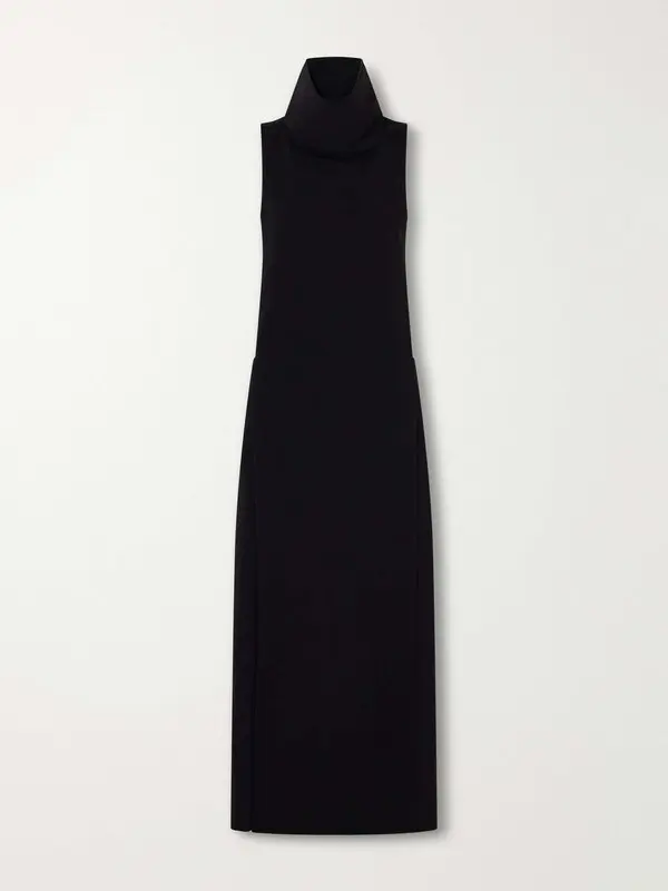 COURREGES Cut-out Crepe Maxi Dress