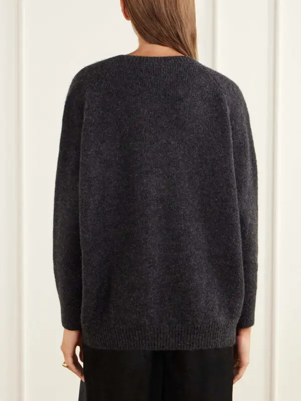 Bernadette Kane Brushed Intarsia-knit Sweater