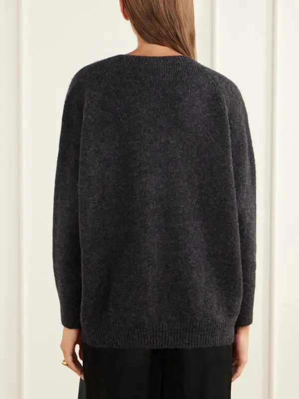 Bernadette Kane Brushed Intarsia-knit Sweater