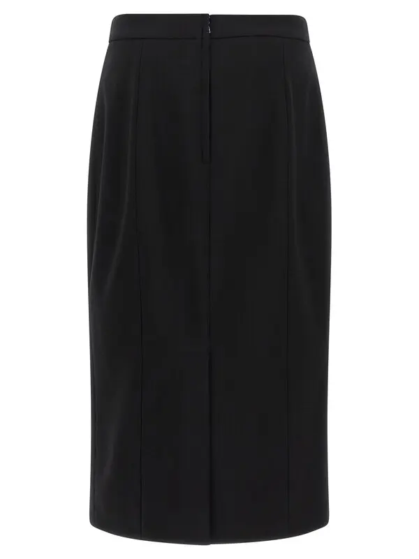 Dolce & Gabbana Stretch Wool Skirt