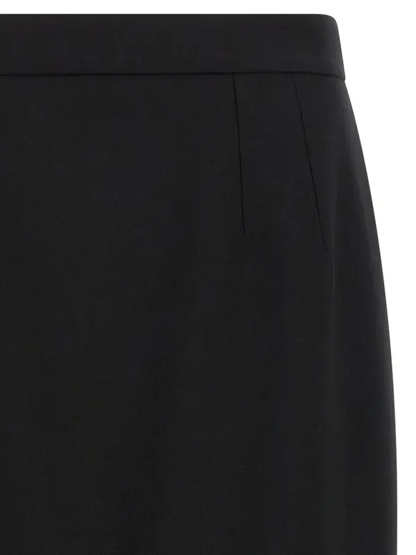 Dolce & Gabbana Stretch Wool Skirt