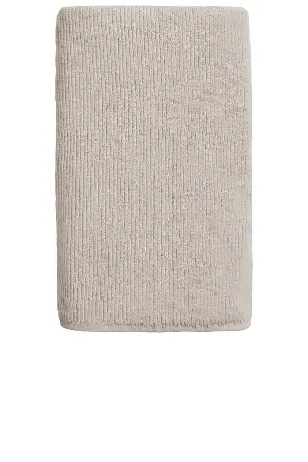 PARACHUTE Soft Rib Bath Towel In Beige - Bone