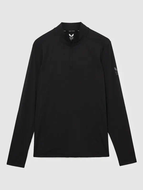 REISS CASTORE Castore Performance Quarter-zip Top
