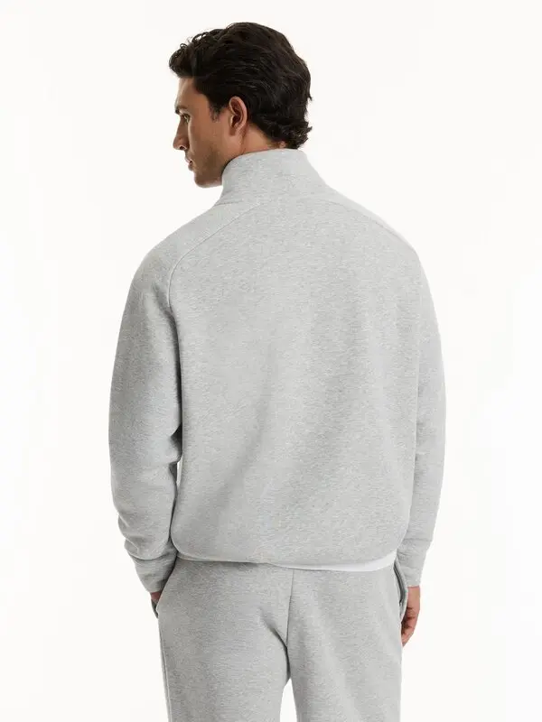 REISS CASTORE Light | Castore Relaxed Quarter-zip Sweatshirt