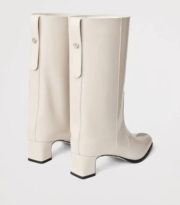 JIMMY CHOO Caly 45 Leather Mid-calf Boots