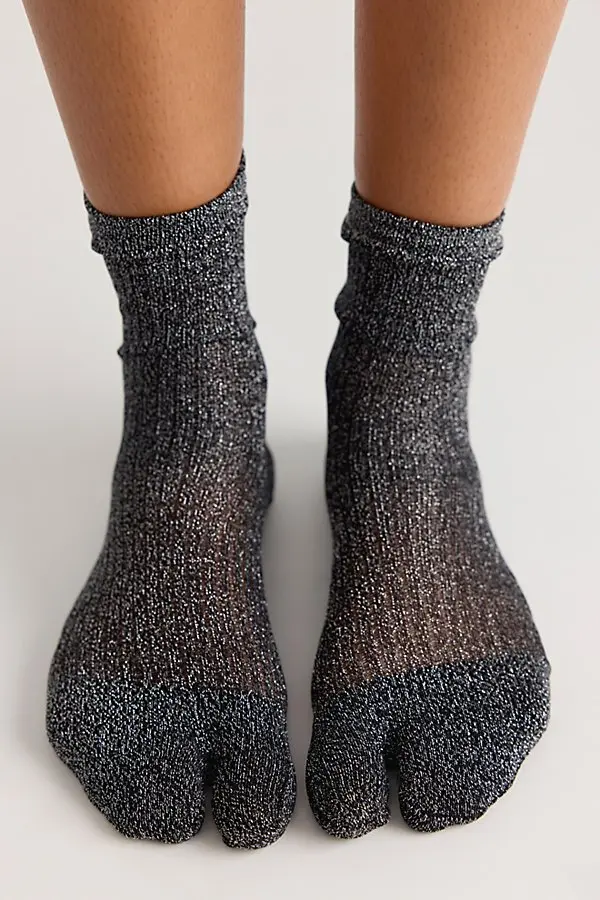 Free People Lurex Tabi Socks