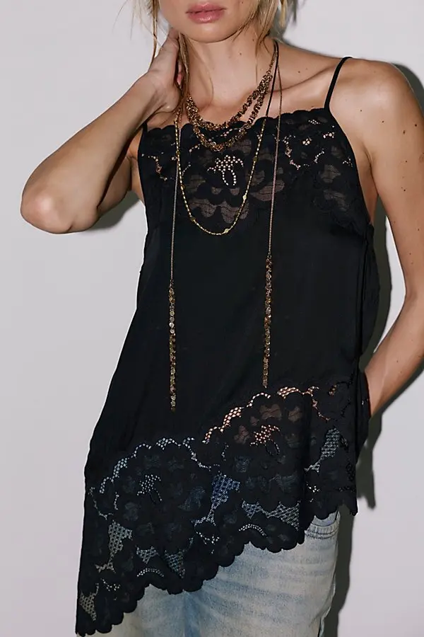 Free People Sweet Heirloom Shapeless Cami