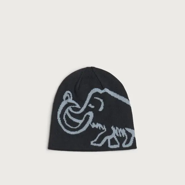 MAMMUT Reversible Logo Beanie - Black/strata