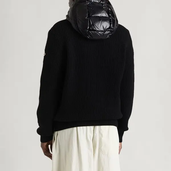 Moncler Hybrid Wool Cashmere Padded Jacket