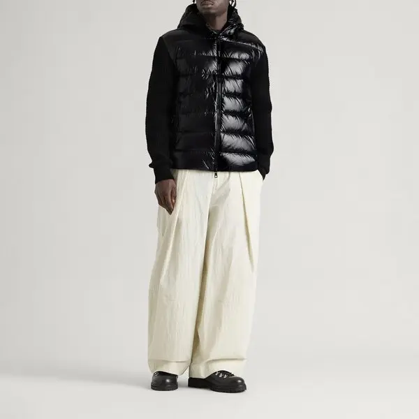 Moncler Hybrid Wool Cashmere Padded Jacket