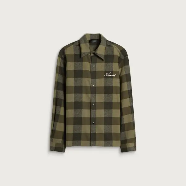 Amiri Heavy Flannel Check Shirt