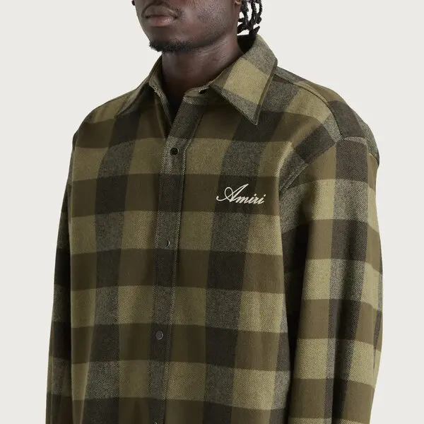 Amiri Heavy Flannel Check Shirt