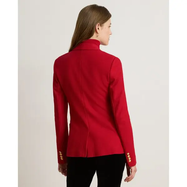 Ralph Lauren Bullion Stretch-cotton Piqué Blazer