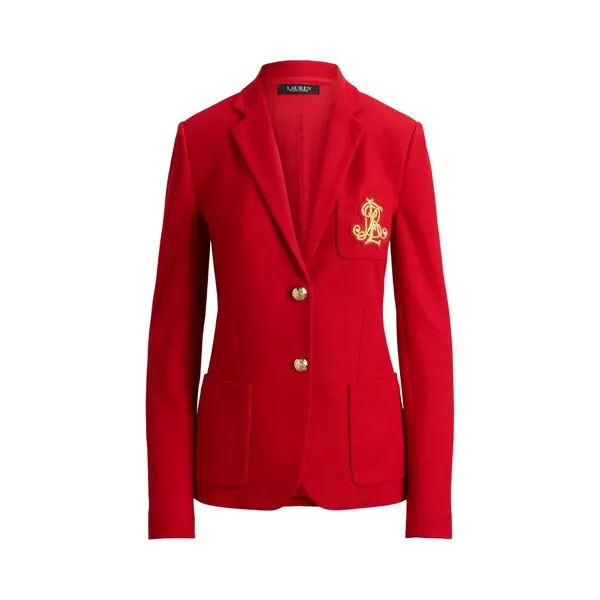 Ralph Lauren Bullion Stretch-cotton Piqué Blazer