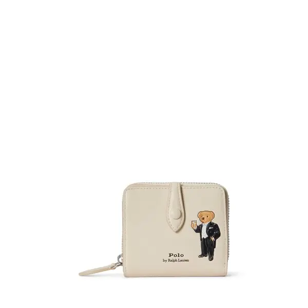 Ralph Lauren Polo Bear Leather Compact Wallet