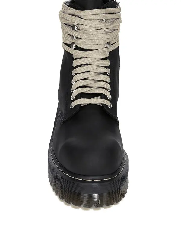 DR. MARTENS X RICK OWENS Quad Leather Boots