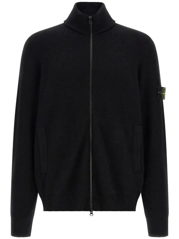 Stone Island Cardigan With Logo By