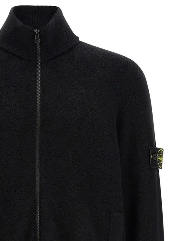 Stone Island Cardigan With Logo By