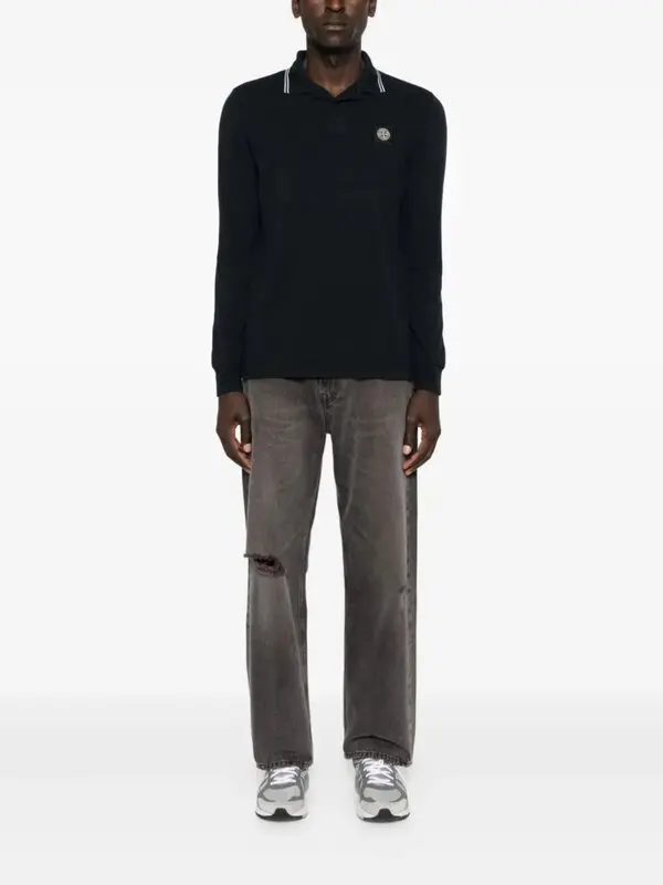 Stone Island Polo Shirt With Logo