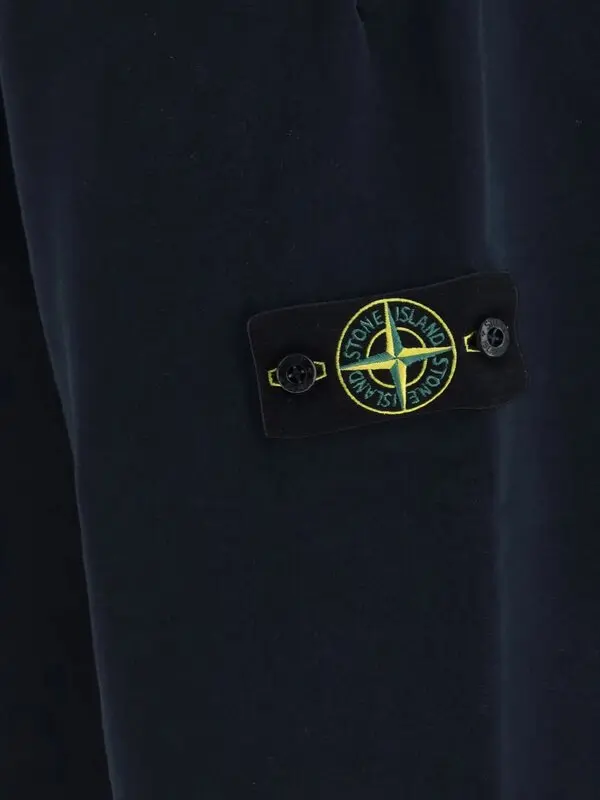 Stone Island Trousers With Logo