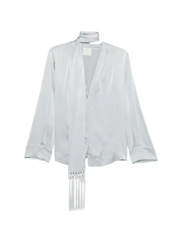 FORTE_FORTE Silk Satin Shirt