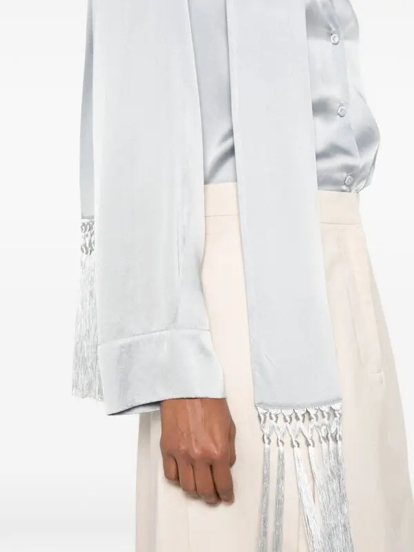 FORTE_FORTE Silk Satin Shirt
