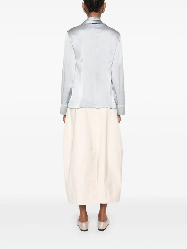FORTE_FORTE Silk Satin Shirt