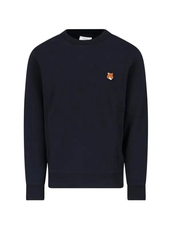 Maison Kitsuné Fox Head Cotton Sweatshirt