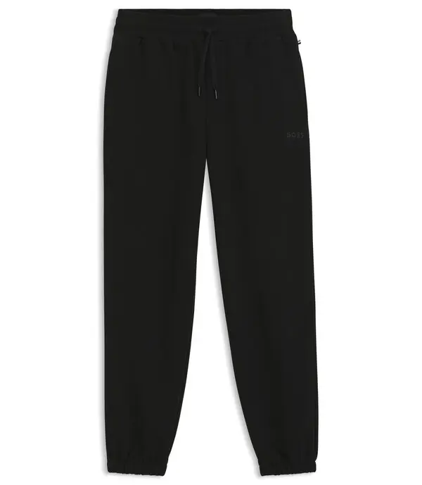 BOSS Cotton Lounge Pants With Embroidered Logo