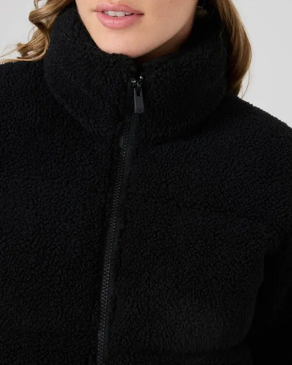 Roxy Harper Cropped Sherpa Puffer