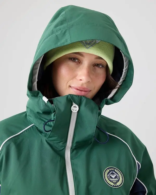 Roxy Chloe Kim Honors Jacket - Dkgreen