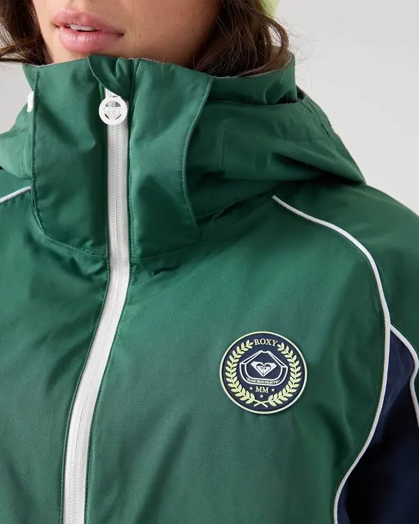 Roxy Chloe Kim Honors Jacket - Dkgreen