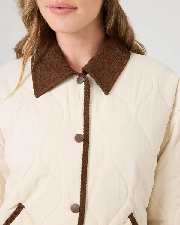 Roxy Nyvea Quilted Barn Jacket