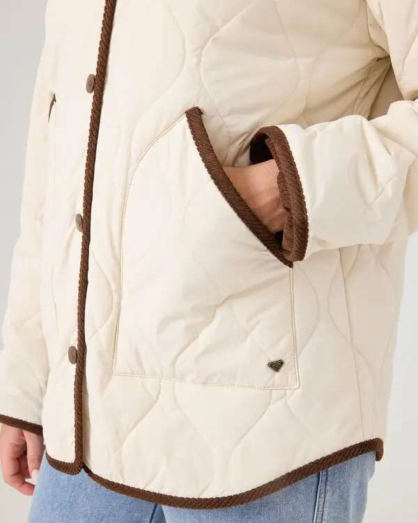 Roxy Nyvea Quilted Barn Jacket