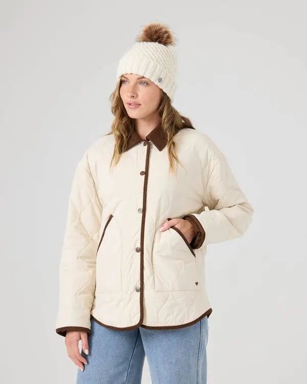 Roxy Nyvea Quilted Barn Jacket