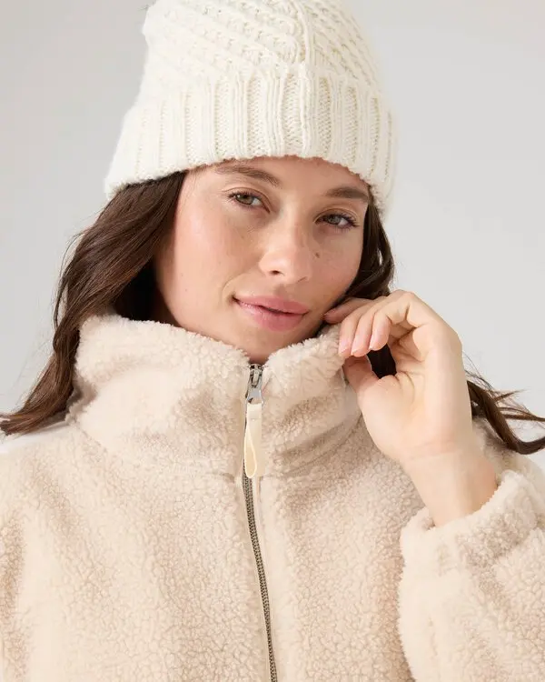 Roxy Amara Sherpa Jacket - Fog