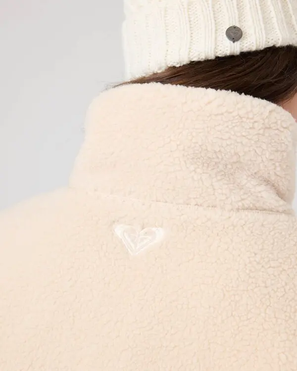 Roxy Amara Sherpa Jacket - Fog