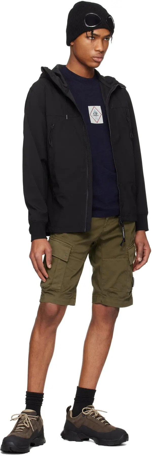 C.P. COMPANY Shell R Goggle Hooded Jacket