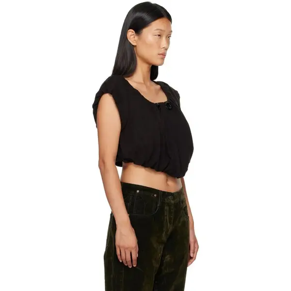 OPEN YY Pleated Knit Vest
