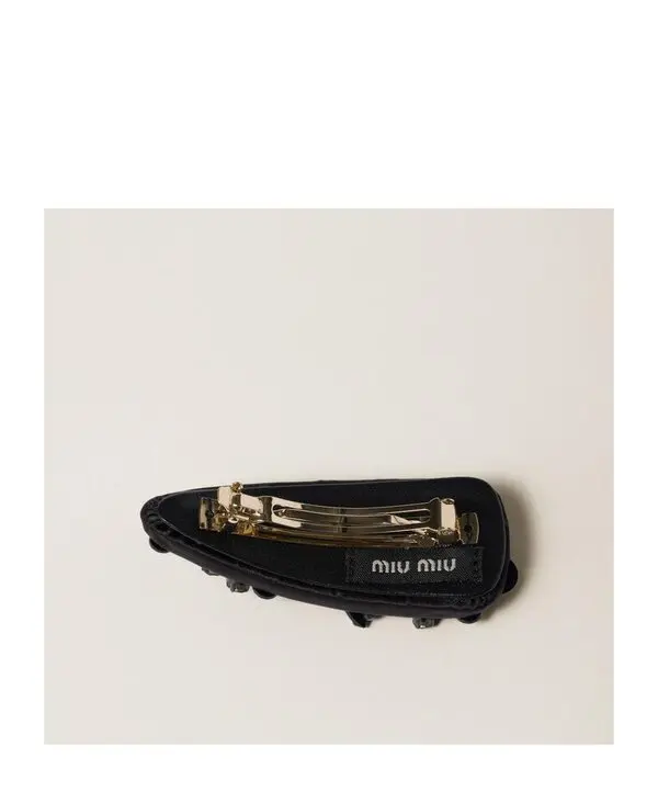 Miu Miu Logo-lettering Hair Clip