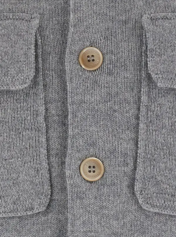 Brunello Cucinelli Patch-pocket Cashmere Cardigan